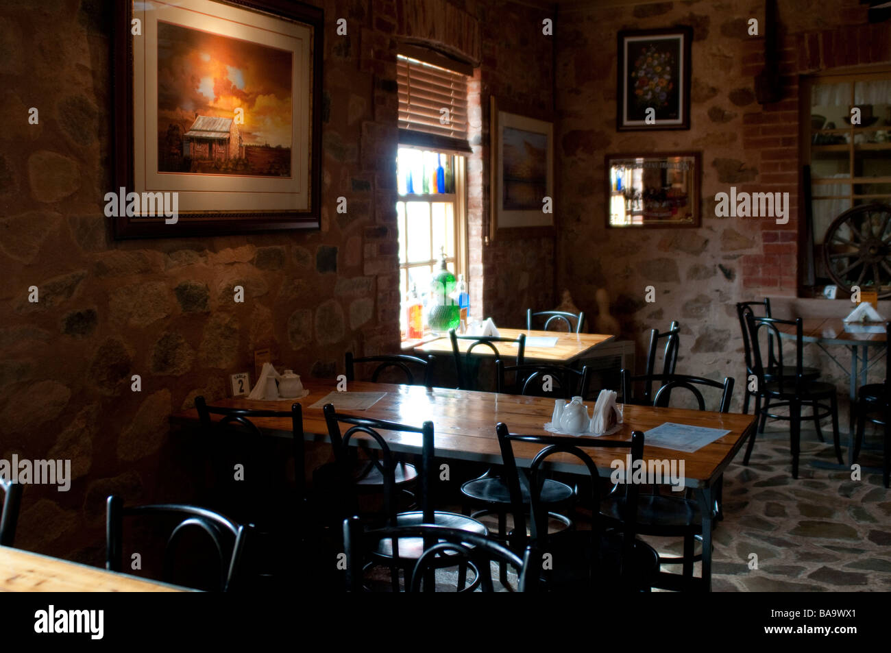 Silverton Cafe interior New South Wales Australia Stock Photo - Alamy