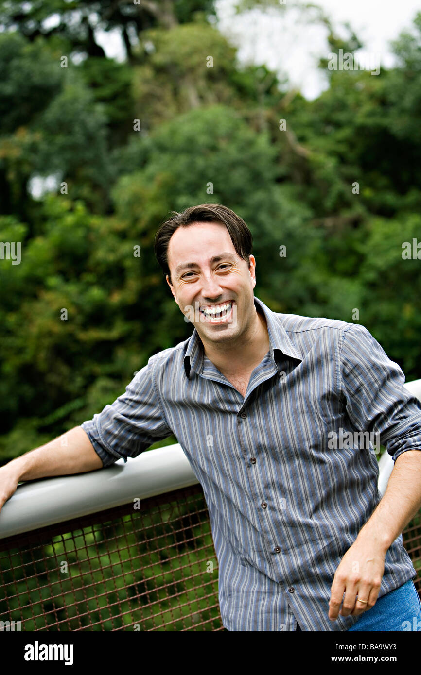 Portrait of a smiling man Stock Photo - Alamy