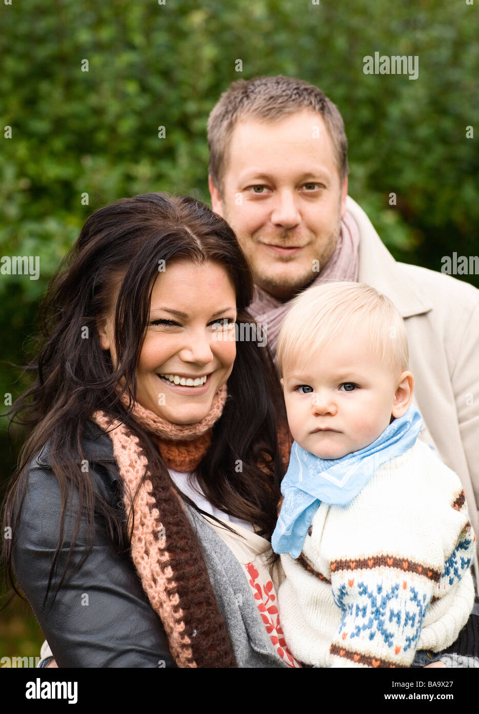 A family, Sweden Stock Photo - Alamy