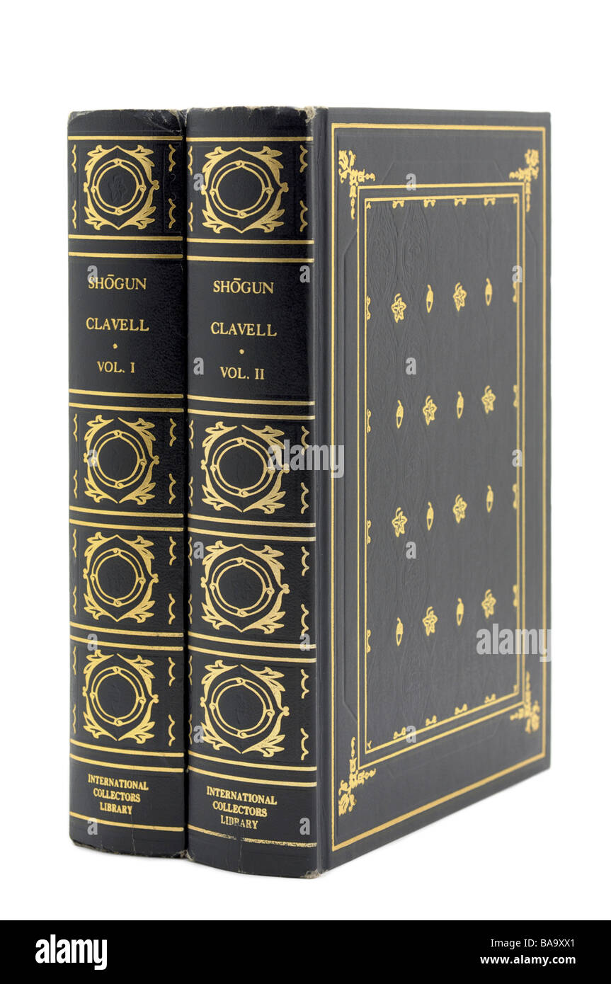 Shogun, 2 volumes, Author James Clavell Stock Photo - Alamy
