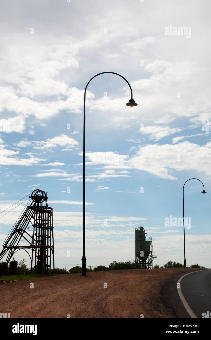 The Chesney No 1 Headframe Cobar Copper Mining Town New South Wales ...