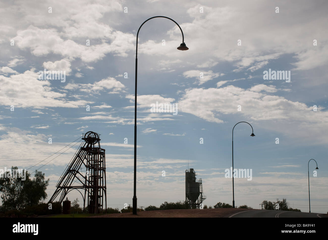 The Chesney No 1 Headframe Cobar Copper Mining Town New South Wales ...