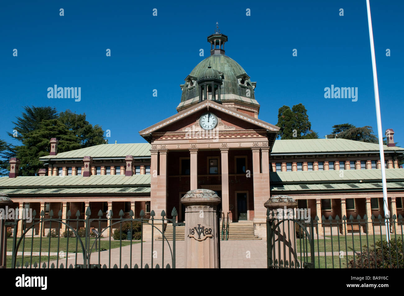 The Old Court House, now a museu, on Russel Street, Bathurst, NSW ...