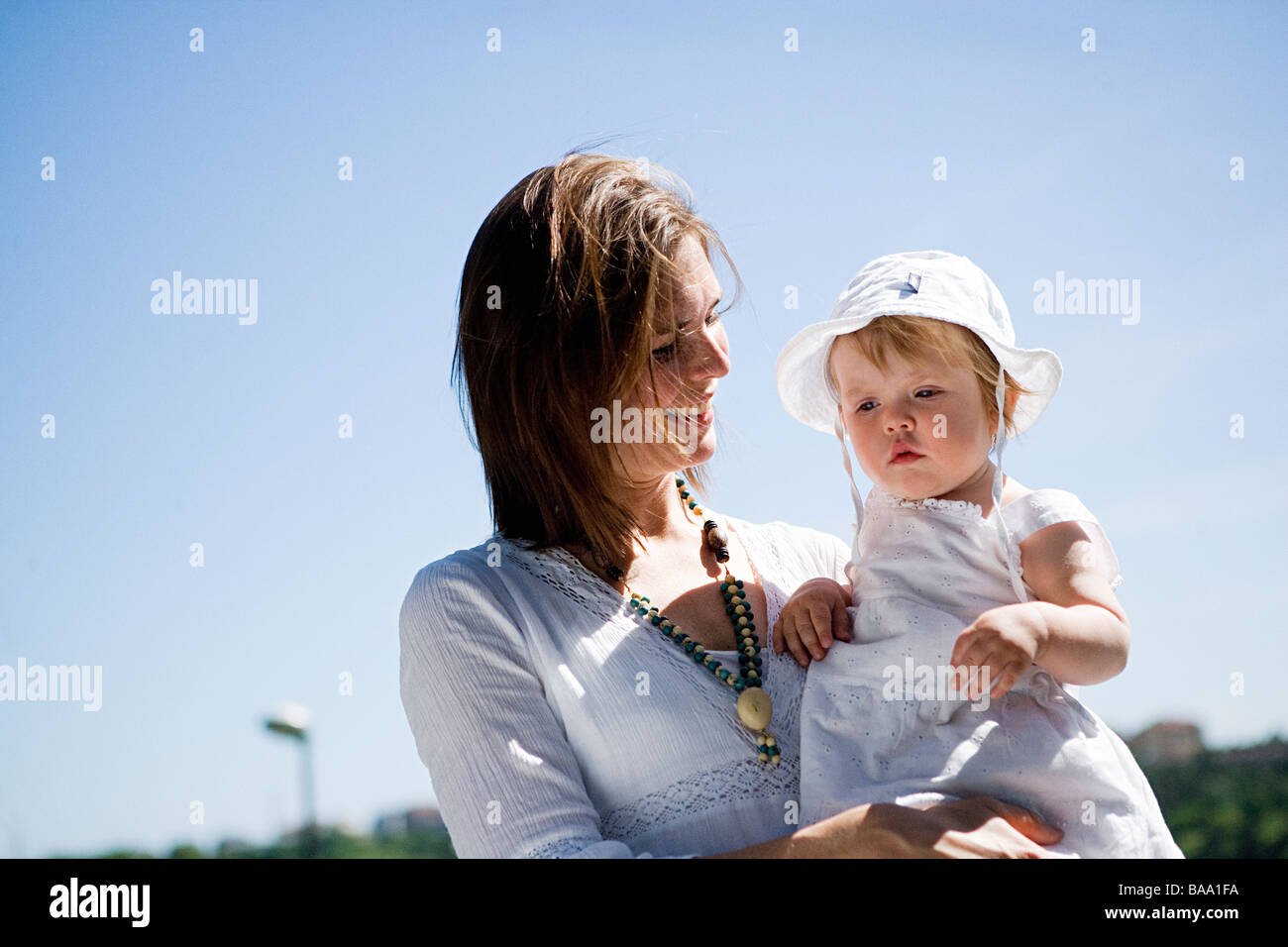 A mother and her daughter, Sweden Stock Photo - Alamy