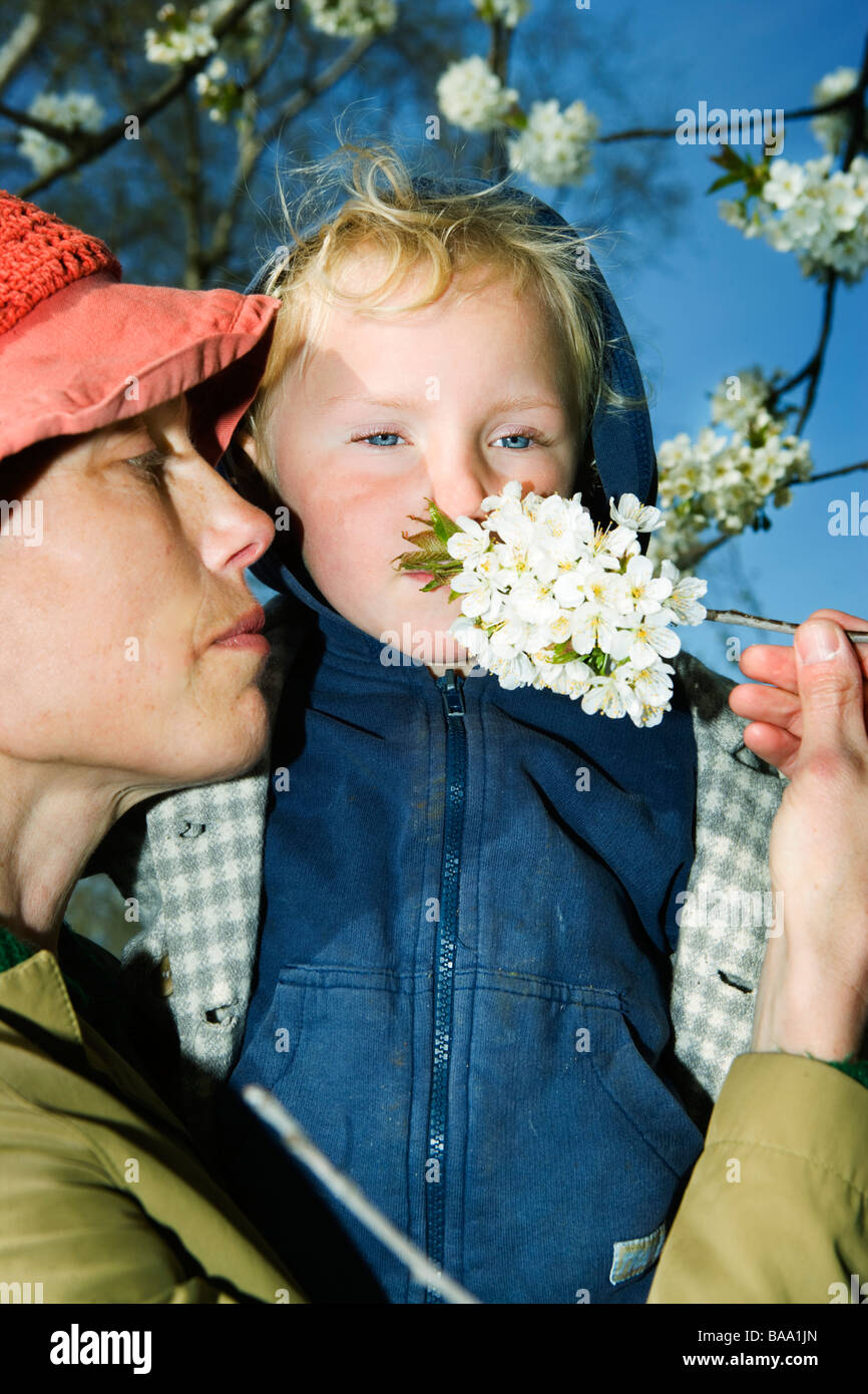 Cherry bough woman hi-res stock photography and images - Alamy