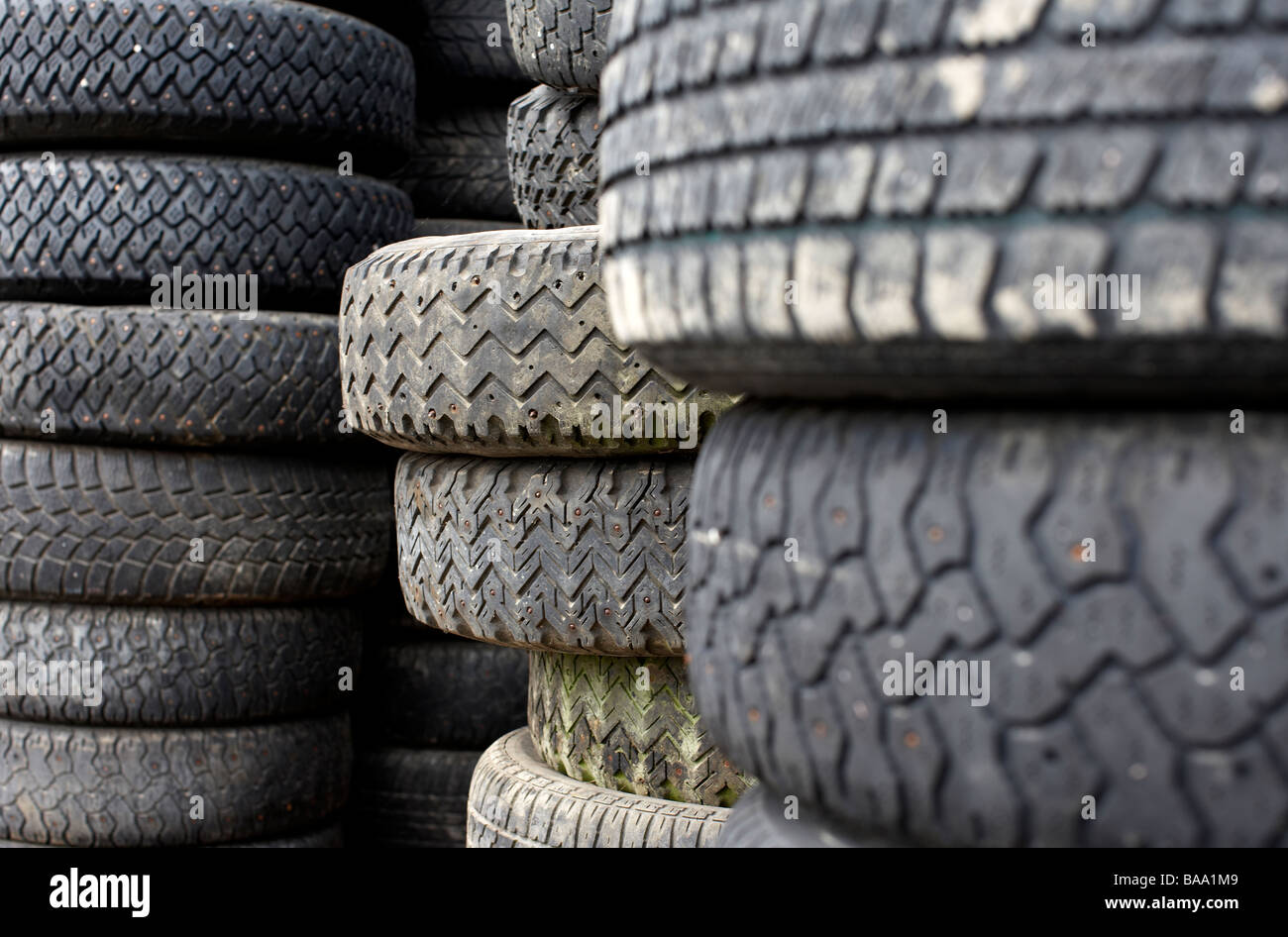 Old tires, Sweden Stock Photo - Alamy