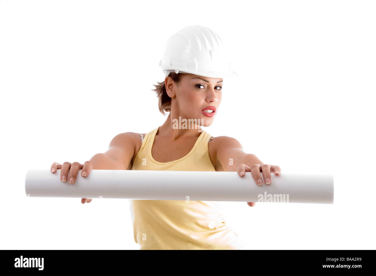 Woman architect pose hi-res stock photography and images - Alamy