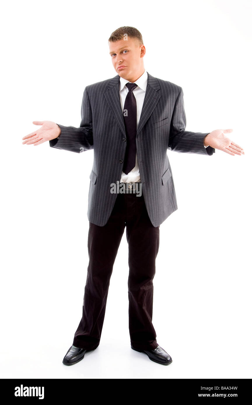 confused young businessman Stock Photo - Alamy