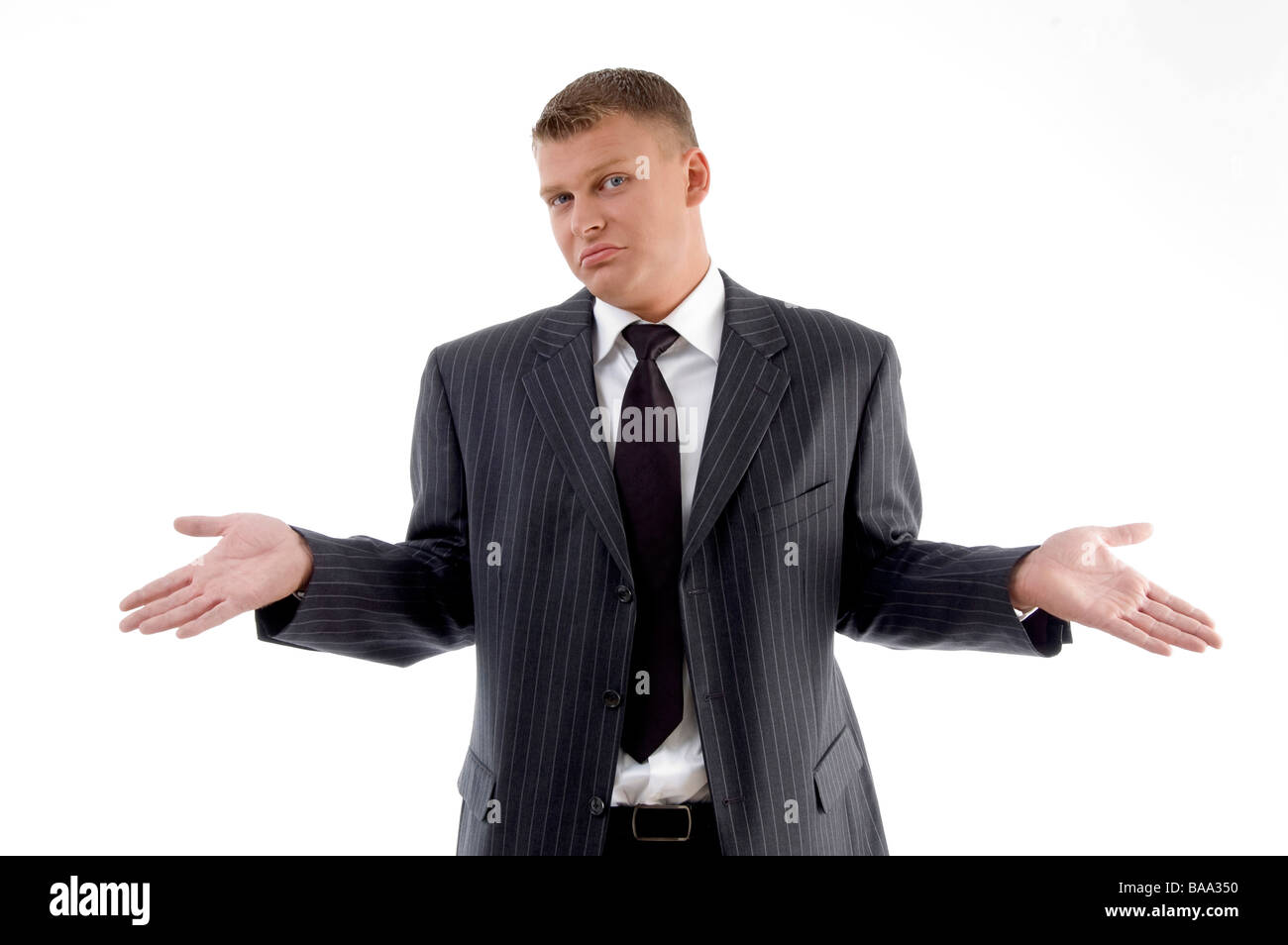 confused young boss Stock Photo - Alamy