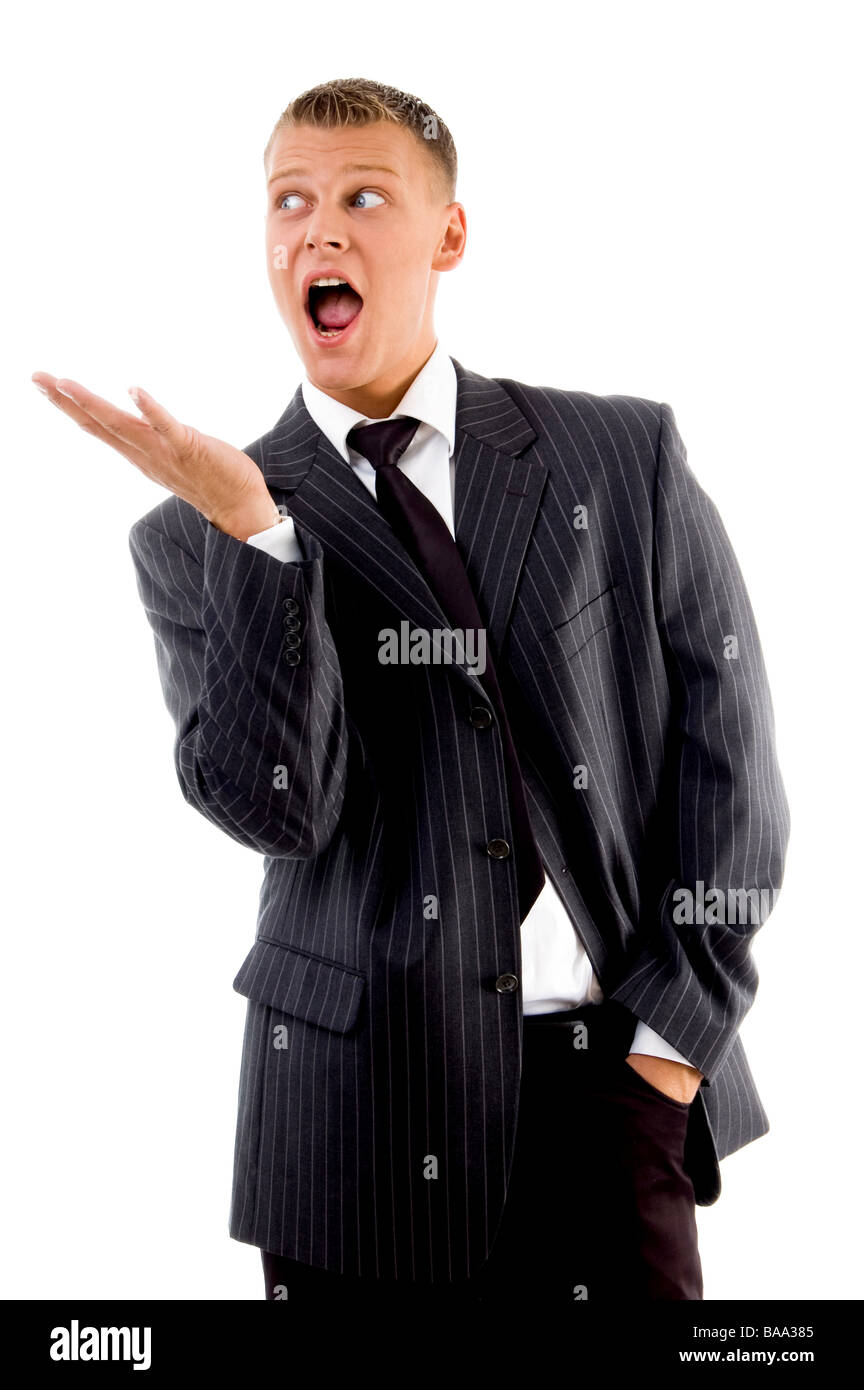 confused man looking aside Stock Photo - Alamy