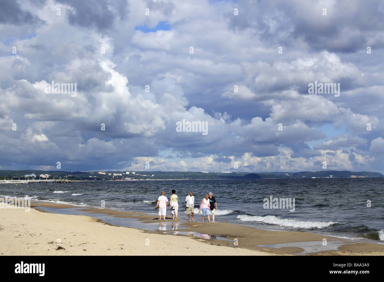 Walking on the beach Stock Photo - Alamy