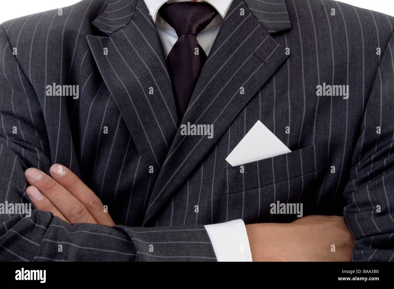 folded hand of businessman Stock Photo - Alamy