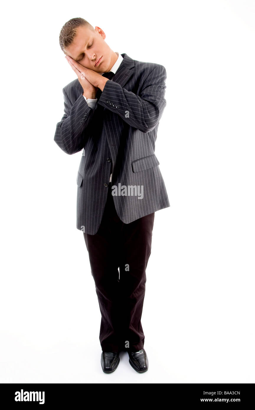 standing sleeping professional Stock Photo - Alamy