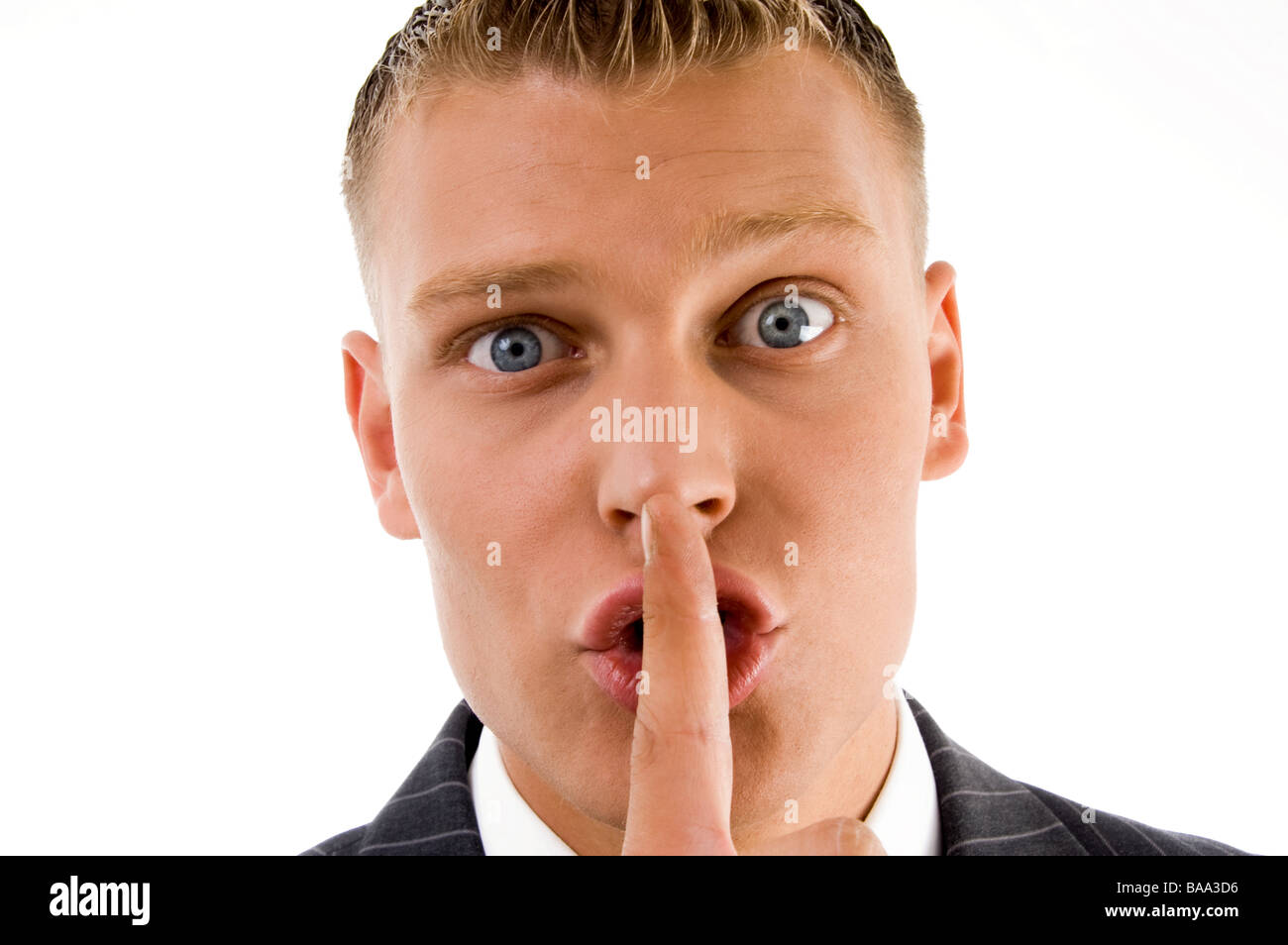 Asking to keep silent hi-res stock photography and images - Alamy