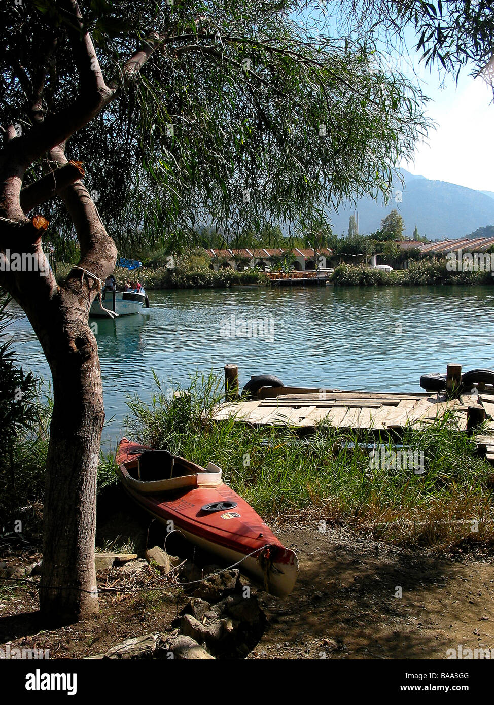 River scene in Dalyan, Turkey Stock Photo - Alamy