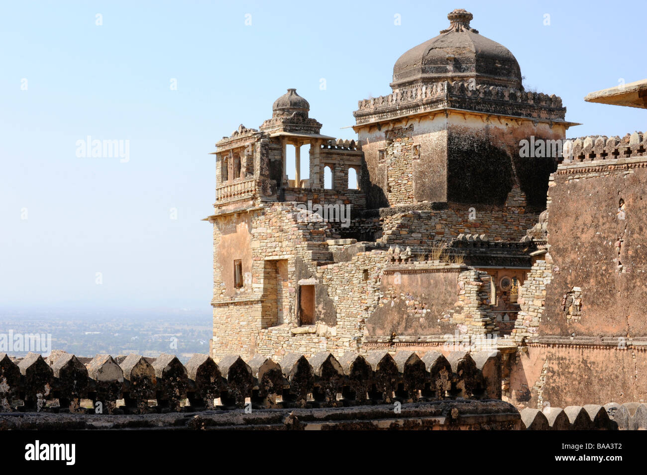 The ruins of Rana Kumbha s Palace in Chittaurgarh Fort Rajasthan India ...