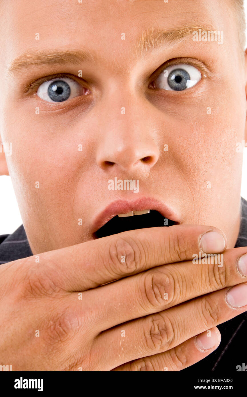 shocked young guy Stock Photo - Alamy