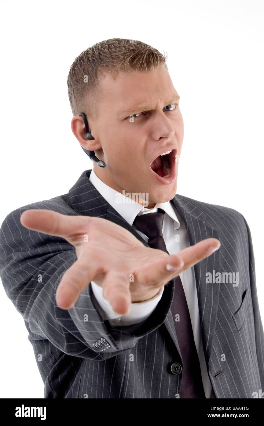 man complaining with communicating Stock Photo - Alamy man complaining with communicating Stock Photo - Alamy