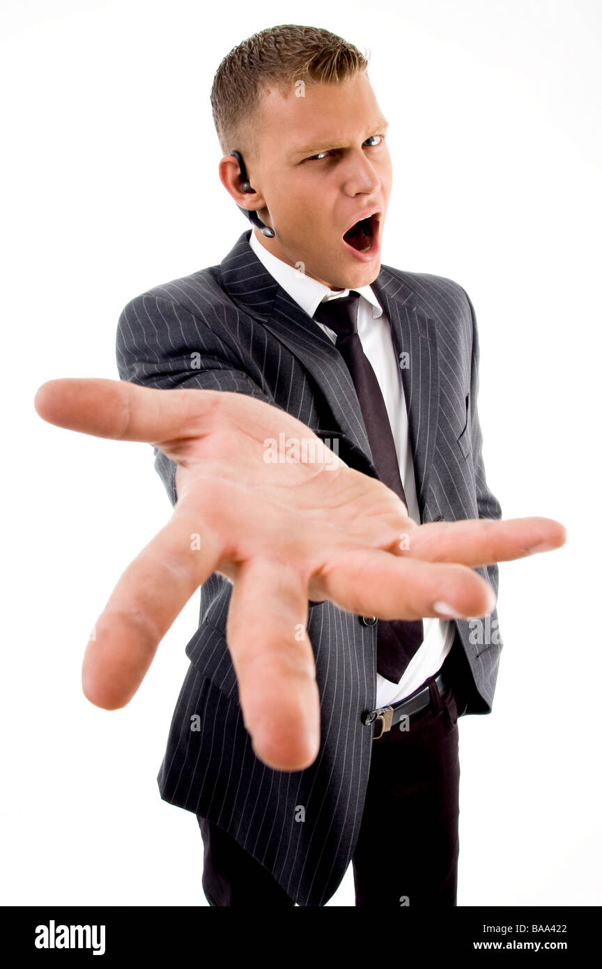 young guy expressing frustration Stock Photo - Alamy