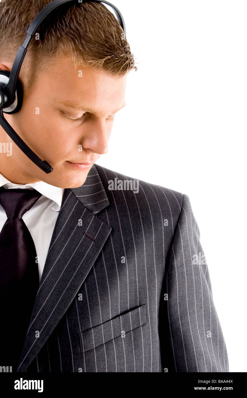 pose of handsome professional man Stock Photo - Alamy