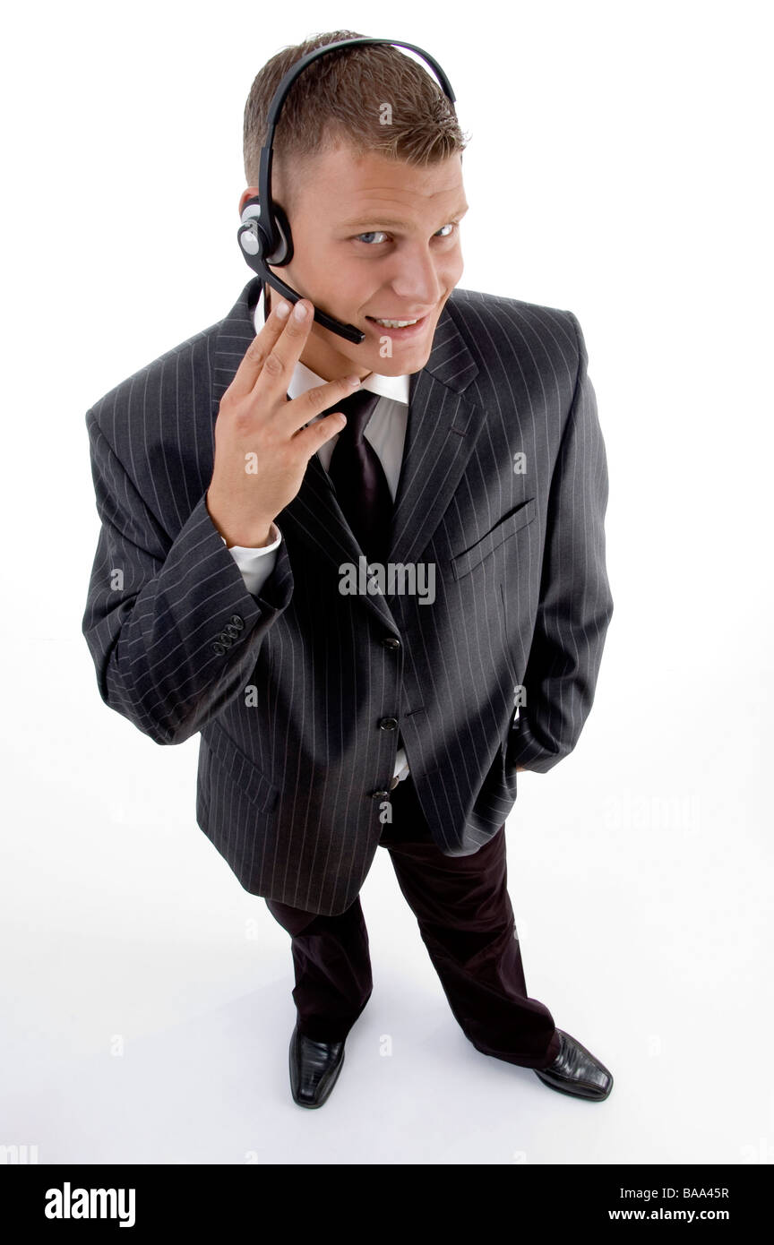 aerial view of professional guy Stock Photo - Alamy