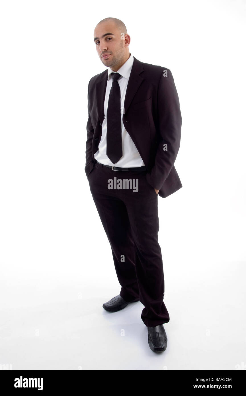 smart young executive posing Stock Photo - Alamy