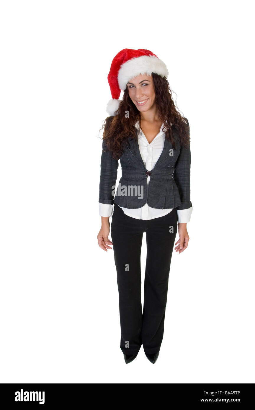 lady standing in cap Stock Photo - Alamy