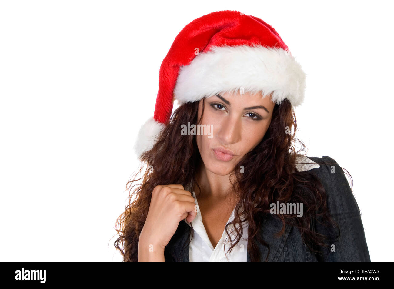 lady posing in cap Stock Photo - Alamy