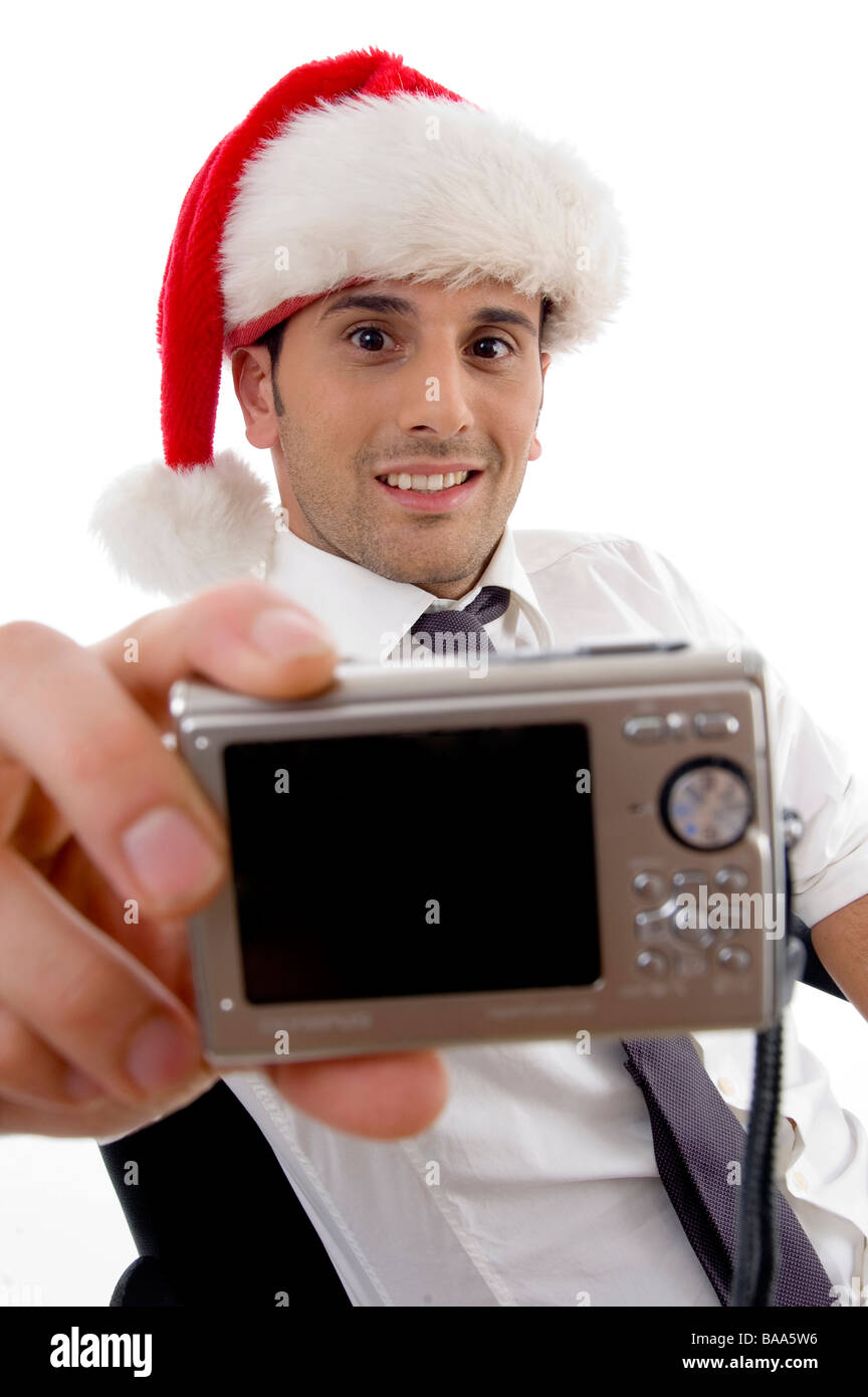 photographer man showing his digital camera Stock Photo - Alamy