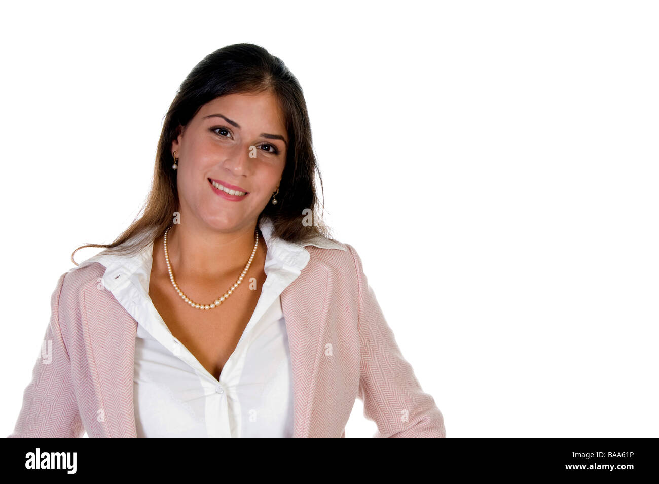 smiling corporate lady Stock Photo - Alamy