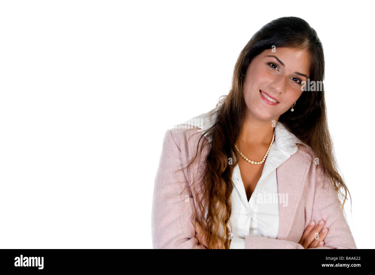female bending her neck Stock Photo - Alamy