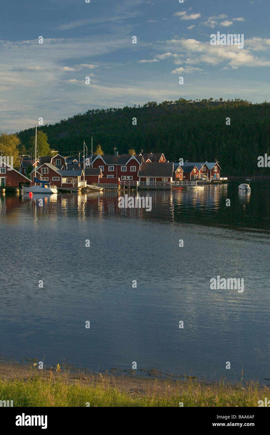 A fishing village Angermanland Sweden Stock Photo - Alamy