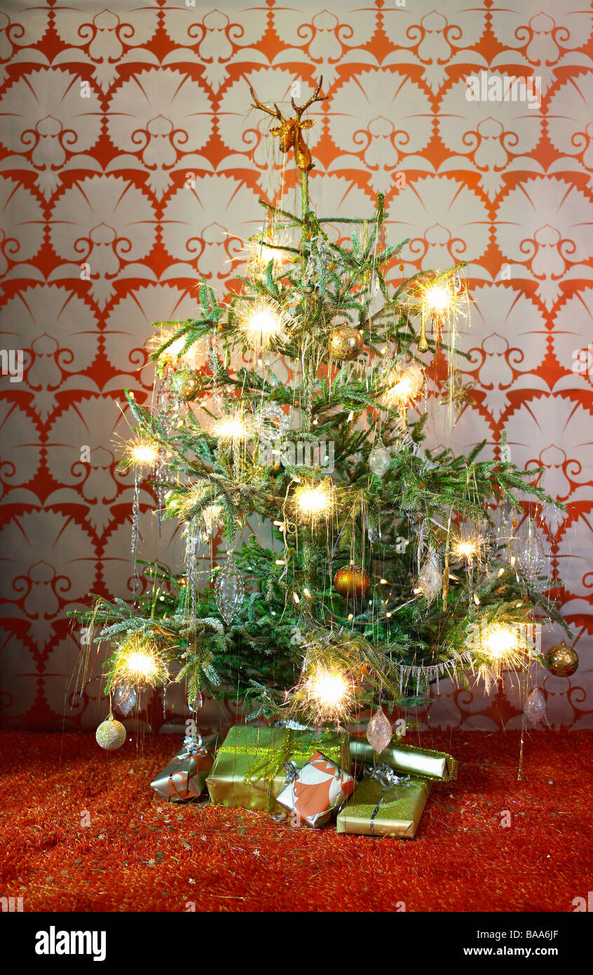A christmas tree, Sweden Stock Photo - Alamy