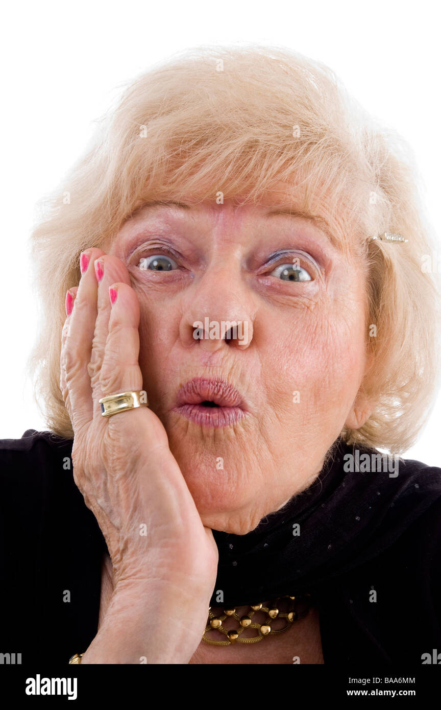 portrait of surprised old woman Stock Photo - Alamy portrait of surprised old woman Stock Photo - Alamy