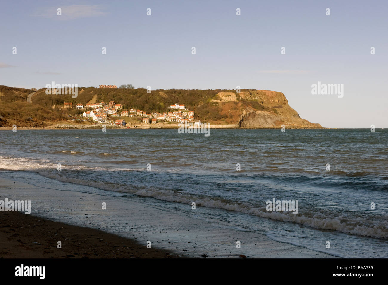 Runswick Bay Sea View Stock Photo - Alamy