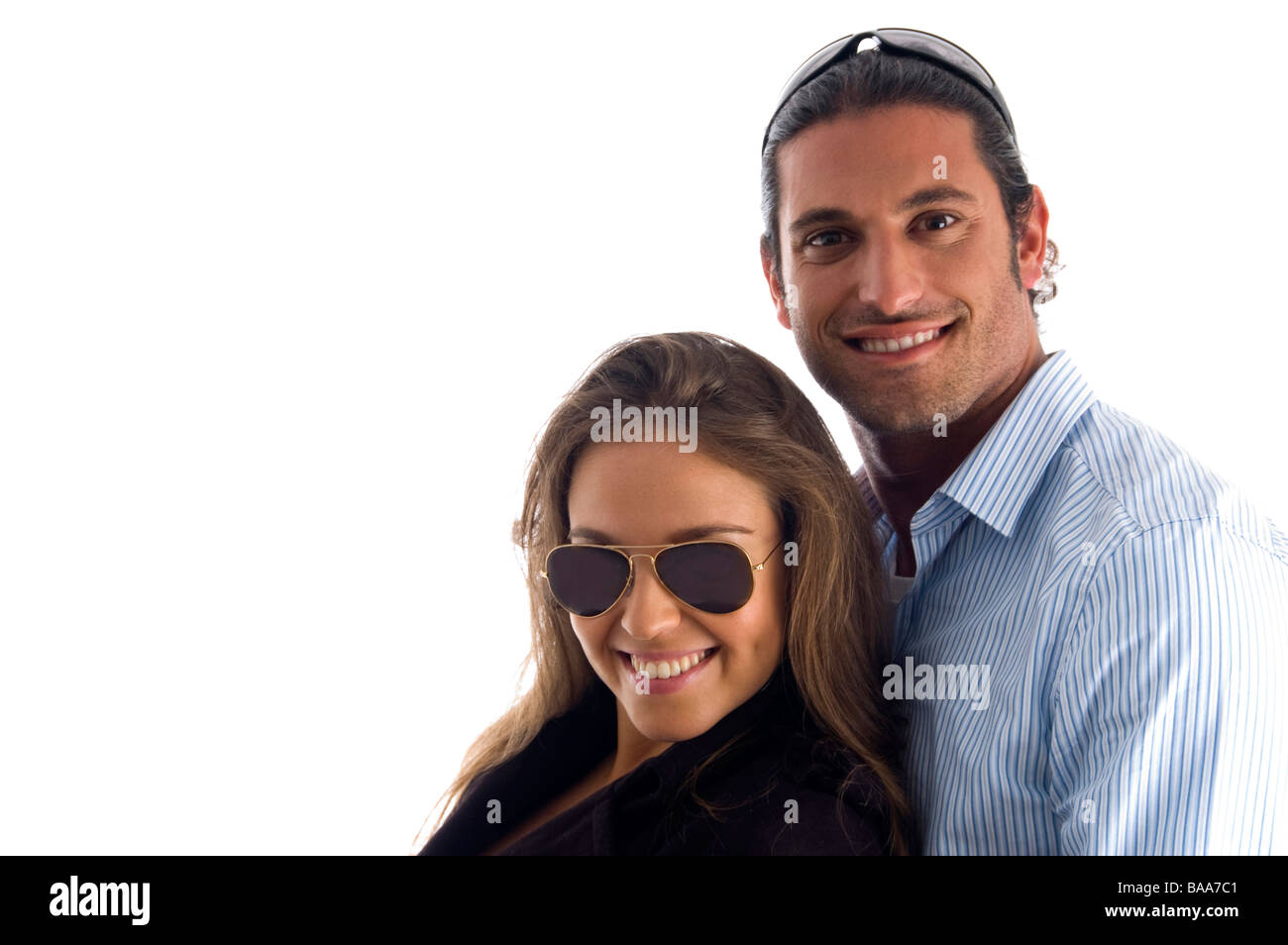 pretty couple posing together Stock Photo - Alamy