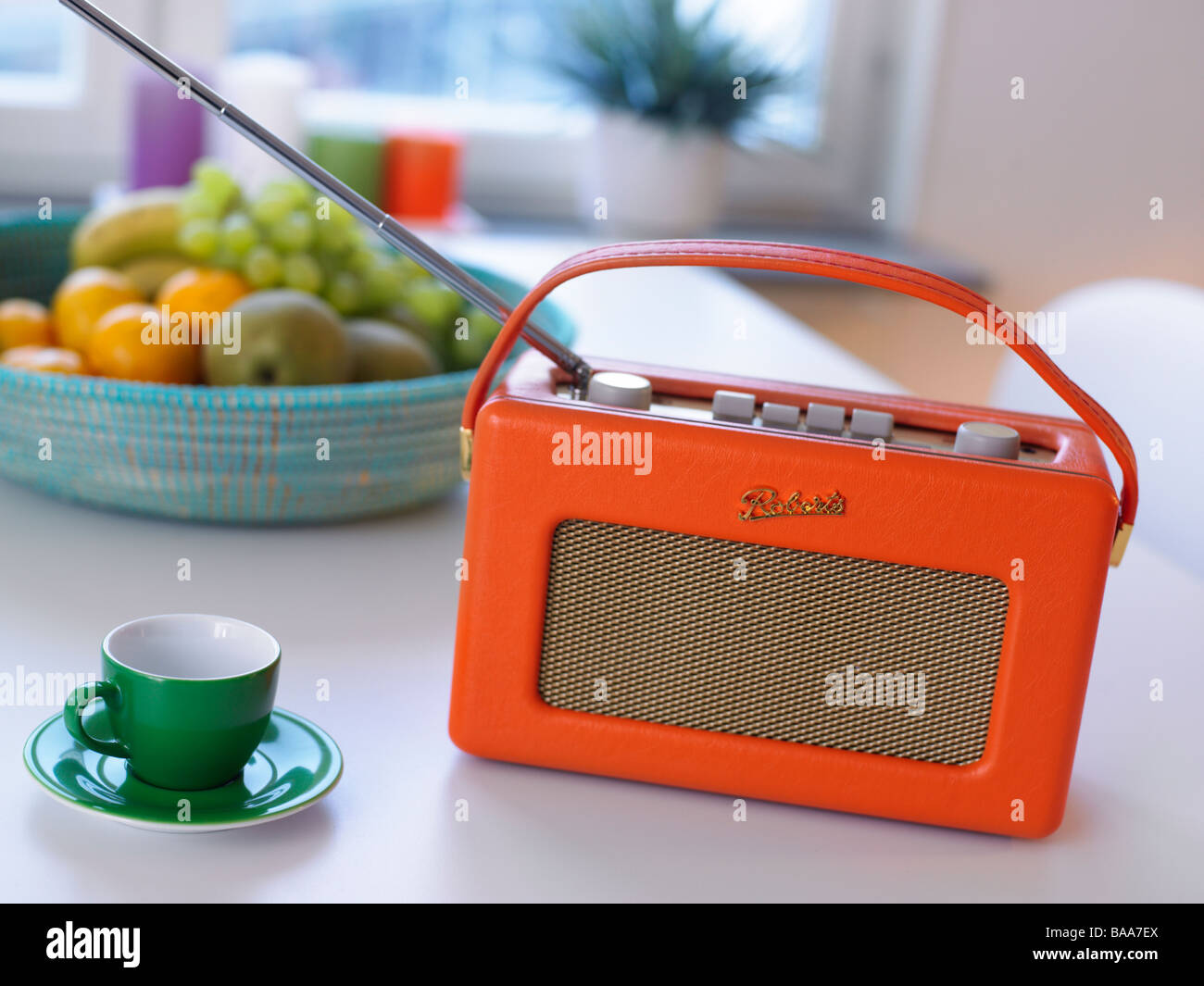 Listening to a transistor radio hi-res stock photography and images - Alamy