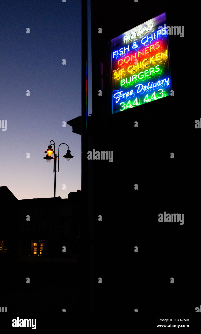 Fast food menu sign hi-res stock photography and images - Alamy