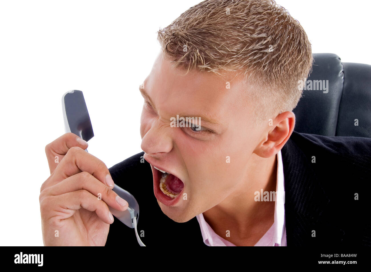 Boss shouting hi-res stock photography and images - Alamy