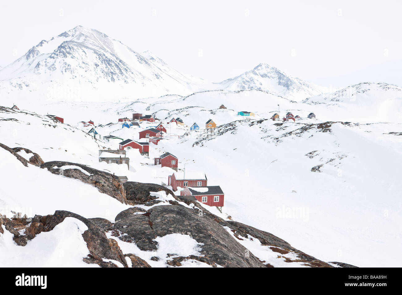 Kulusuk in Greenland Stock Photo - Alamy