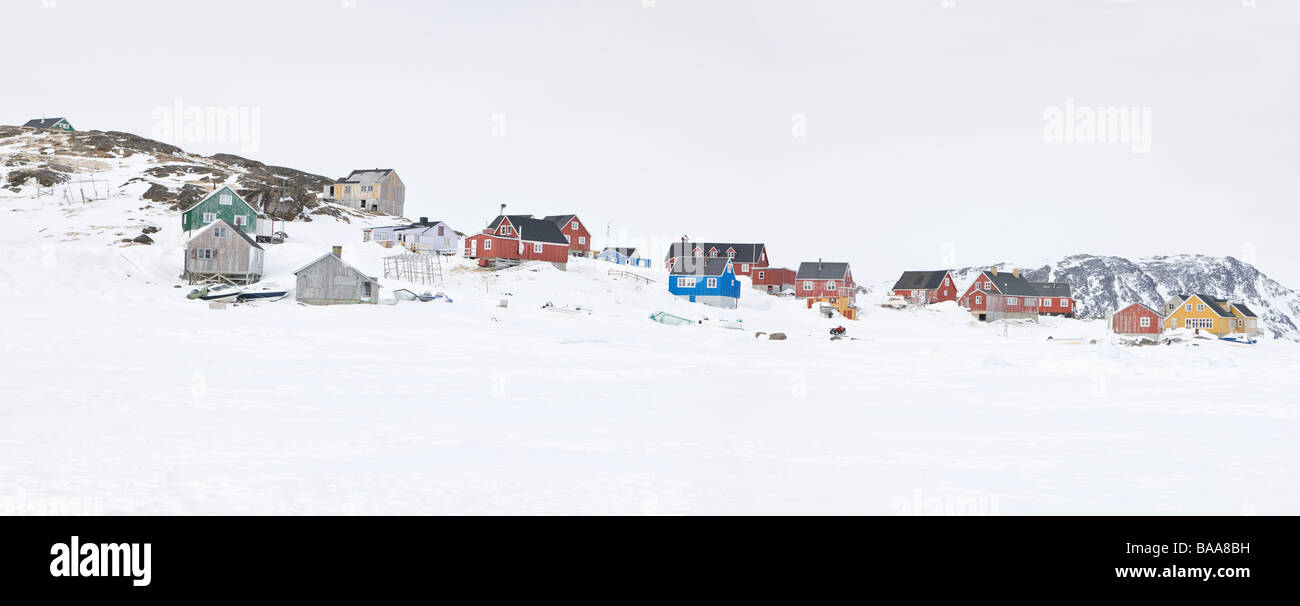 Kulusuk in Greenland Stock Photo - Alamy