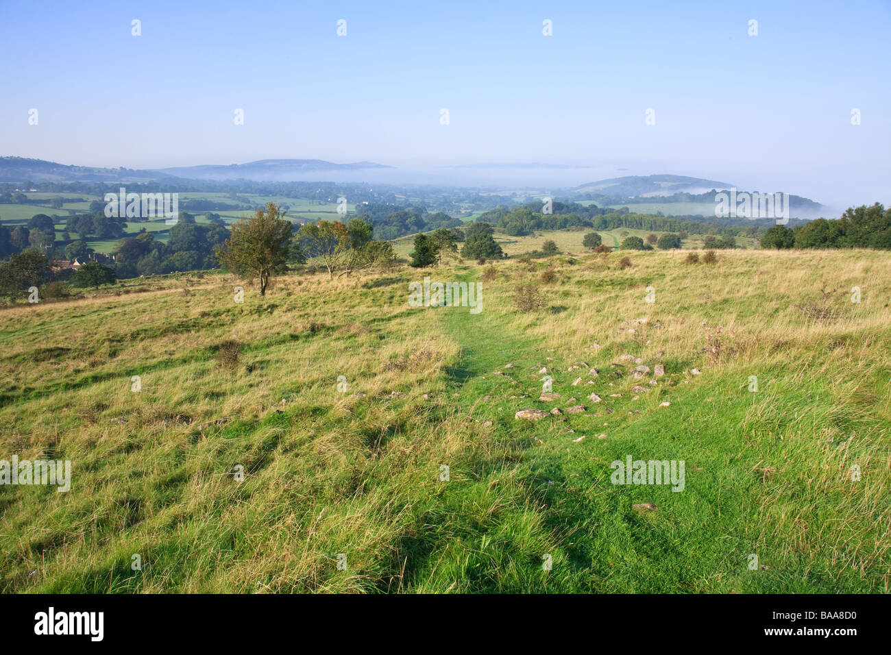 Dolebury Warren the Mendip Hills Somerset England UK Stock Photo - Alamy