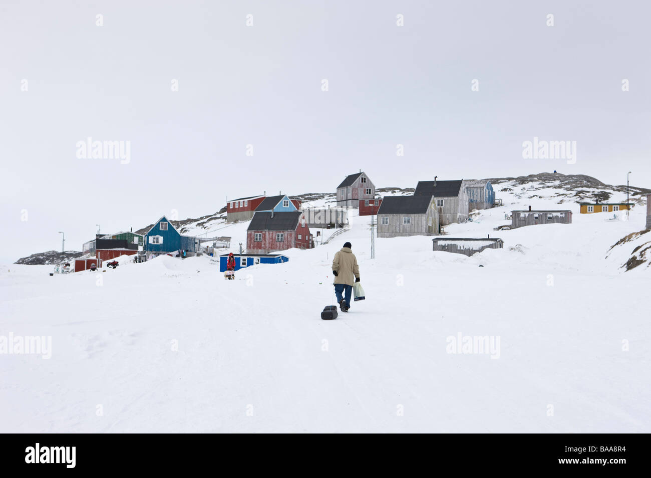 Kulusuk in Greenland Stock Photo - Alamy