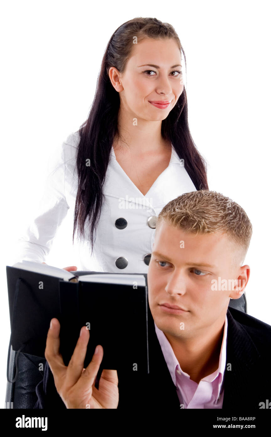 businessman and his secretary Stock Photo - Alamy