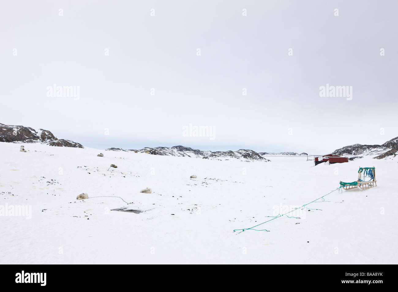 Kulusuk in Greenland Stock Photo - Alamy