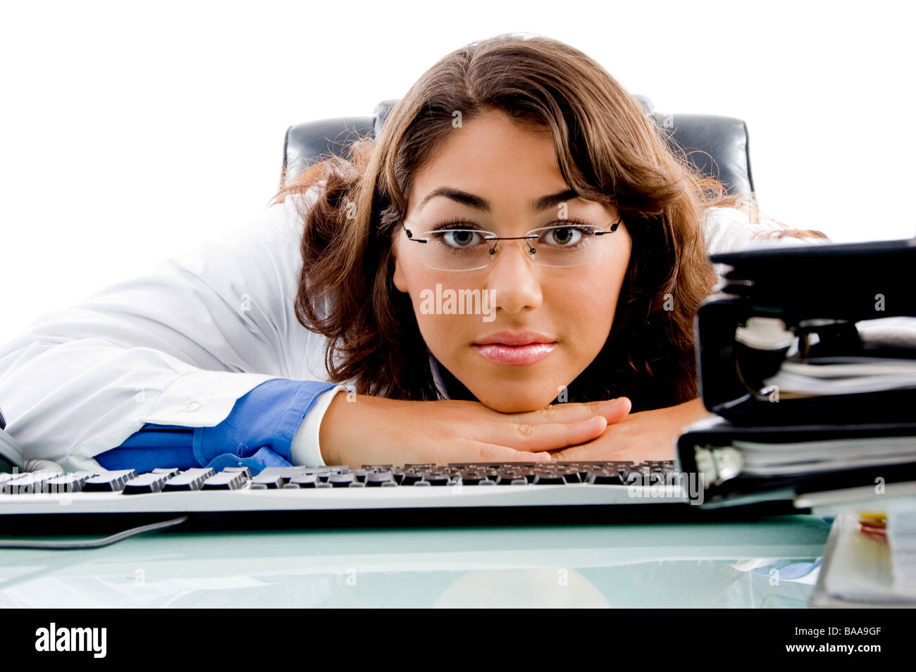 female doctor looking at camera Stock Photo - Alamy