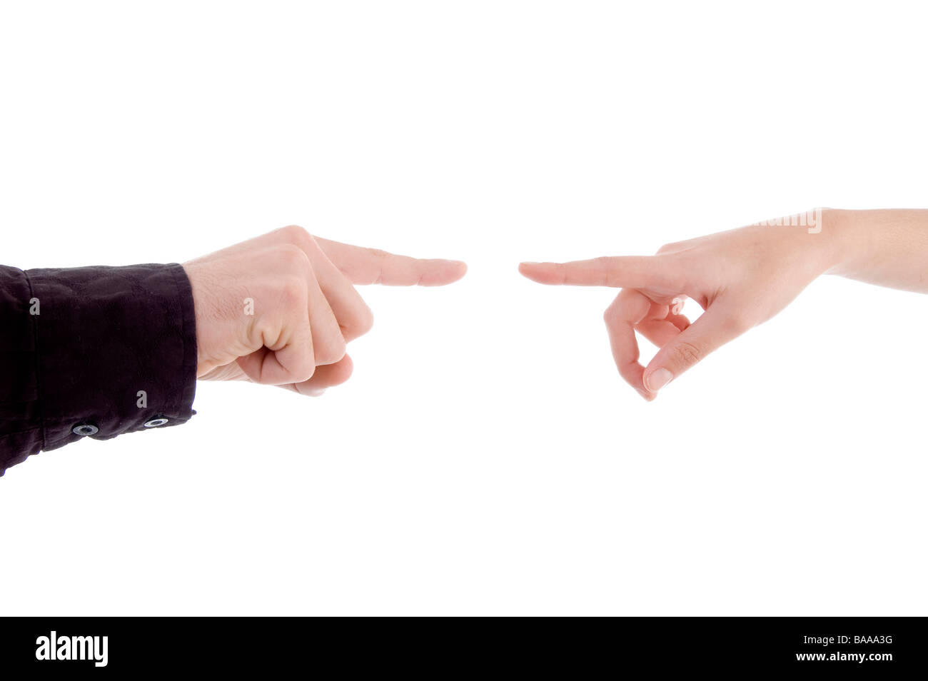 pointing hands of people Stock Photo - Alamy