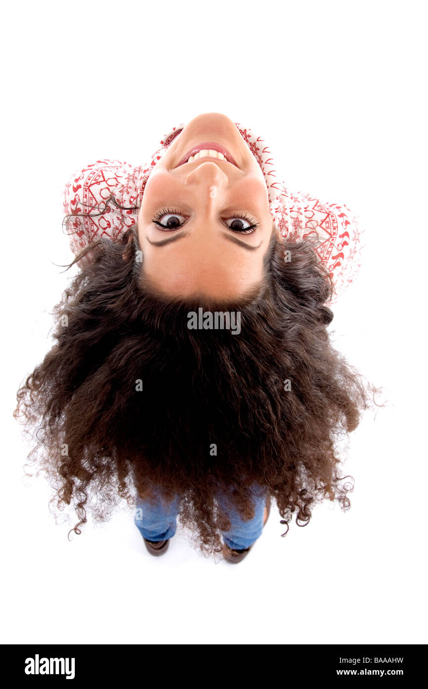 Female looking at view Cut Out Stock Images & Pictures - Alamy