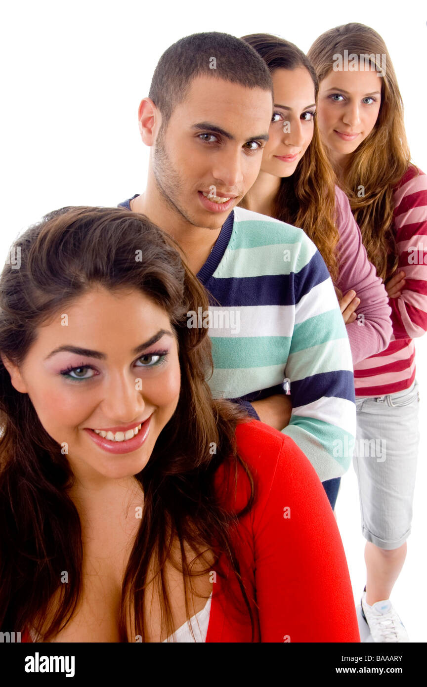 smiling people looking at camera Stock Photo - Alamy