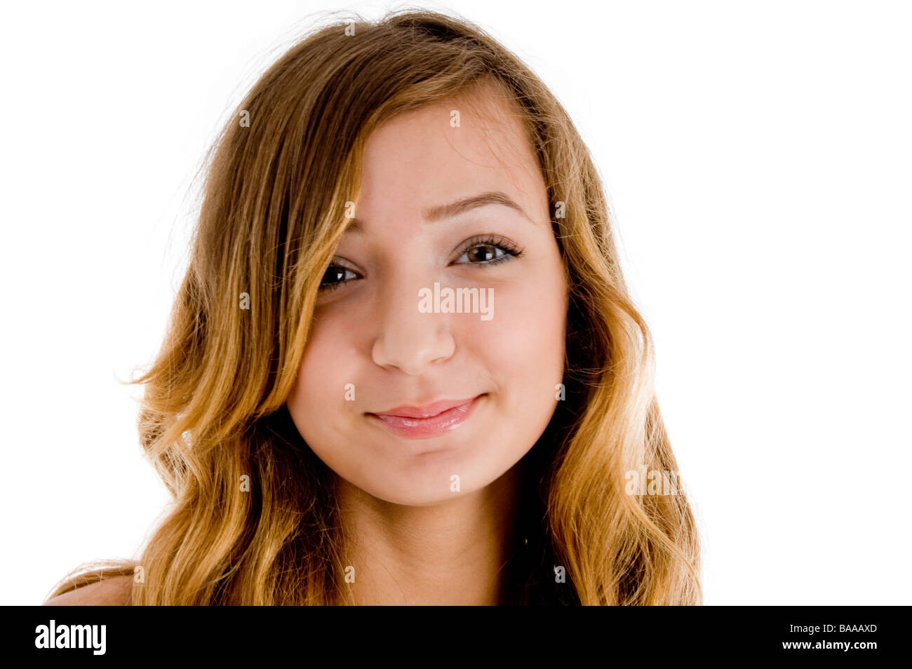 portrait of smiling teenager Stock Photo - Alamy